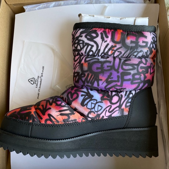 UGG | Shoes | Ugg Ridge Graffiti Pop Winter Boots | Poshmark